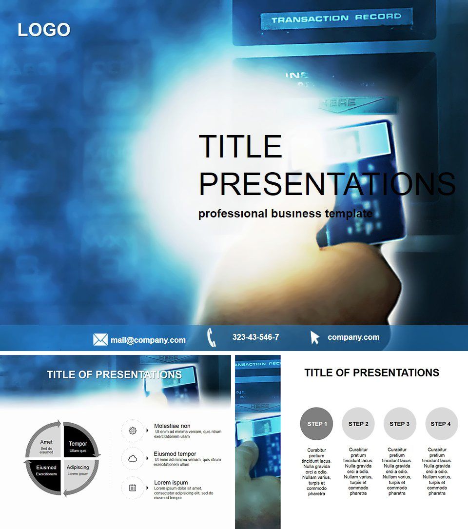 Automatic Teller Machines PowerPoint Template