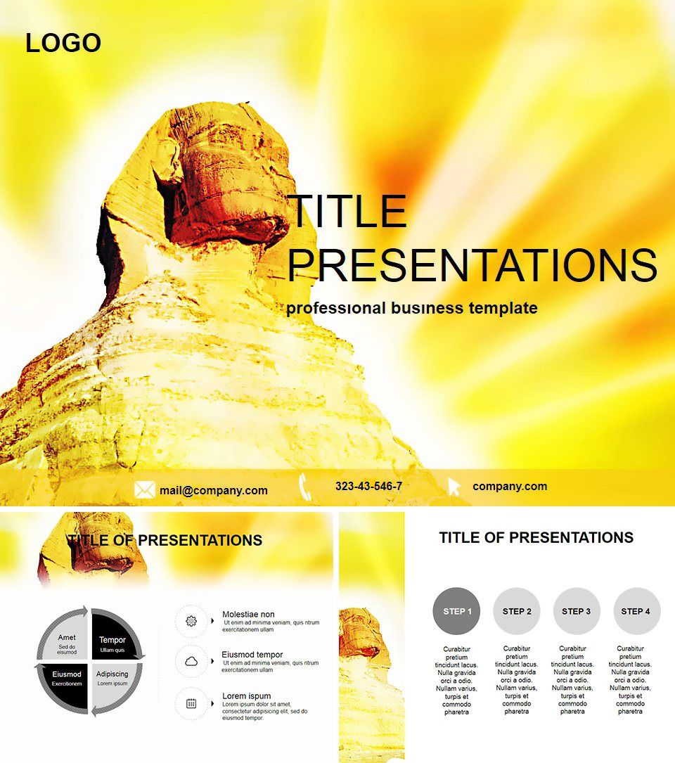 Great Sphinx of Giza PowerPoint Template: Presentation