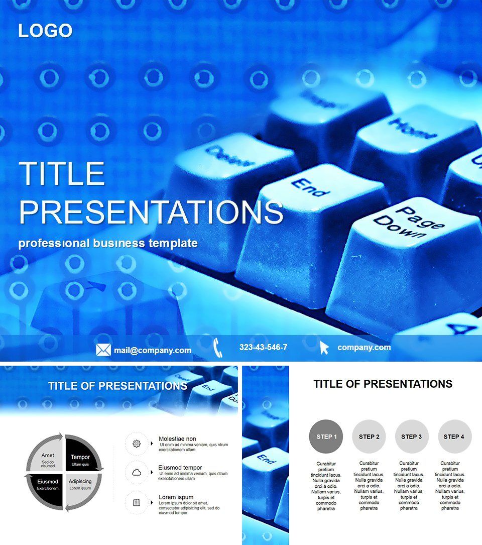 Typing PowerPoint Template Typing PowerPoint Template
