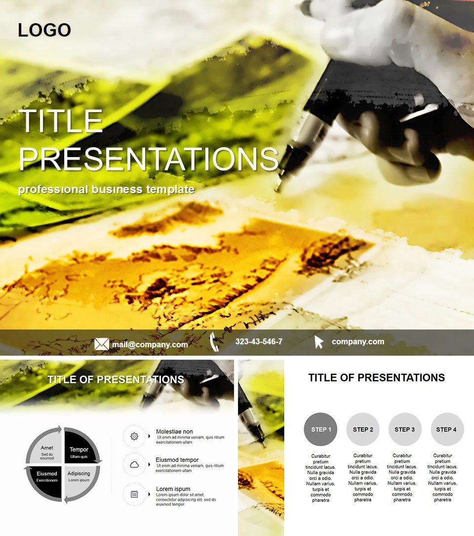 Creative Writing PowerPoint Presentation Template