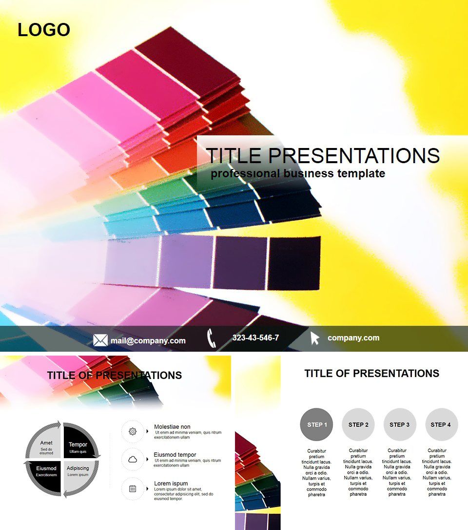 Choose Color Scheme PowerPoint Template