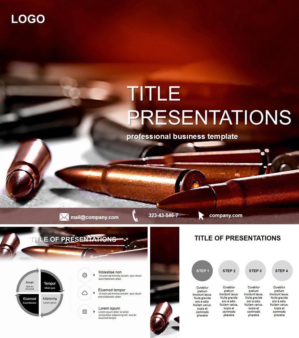 Ammunition Makes PowerPoint Template Pack