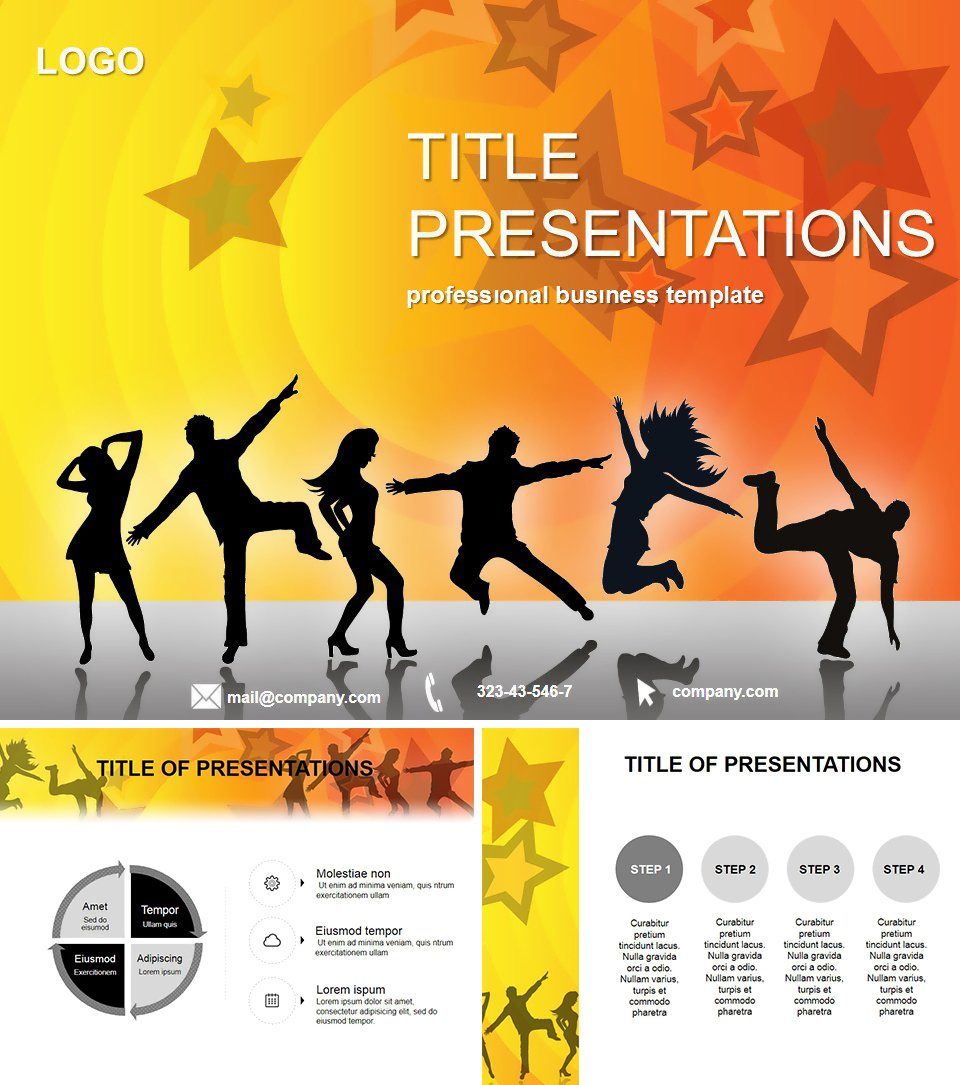 Disco Party PowerPoint templates