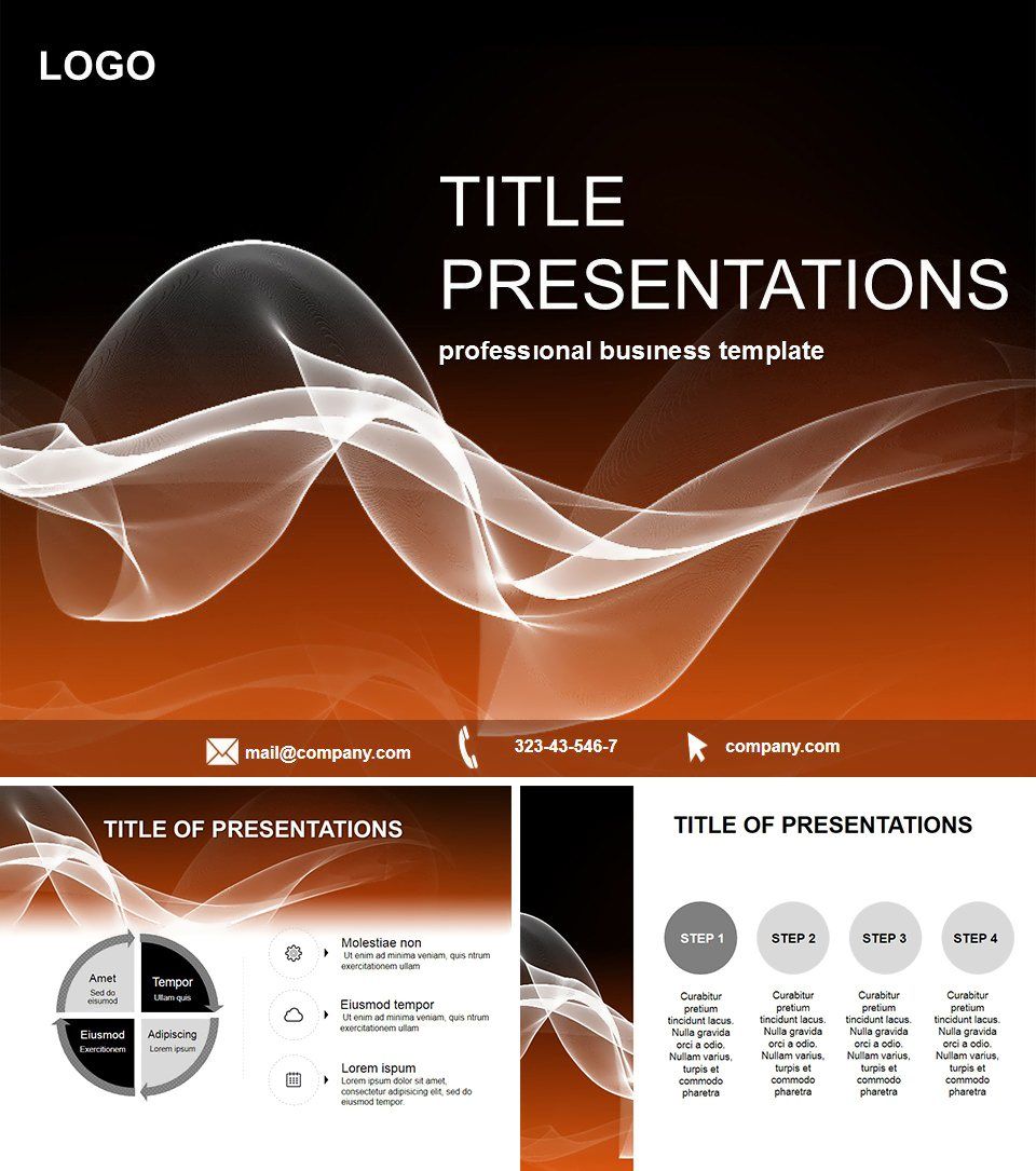 Smoking Pattern template: PowerPoint template