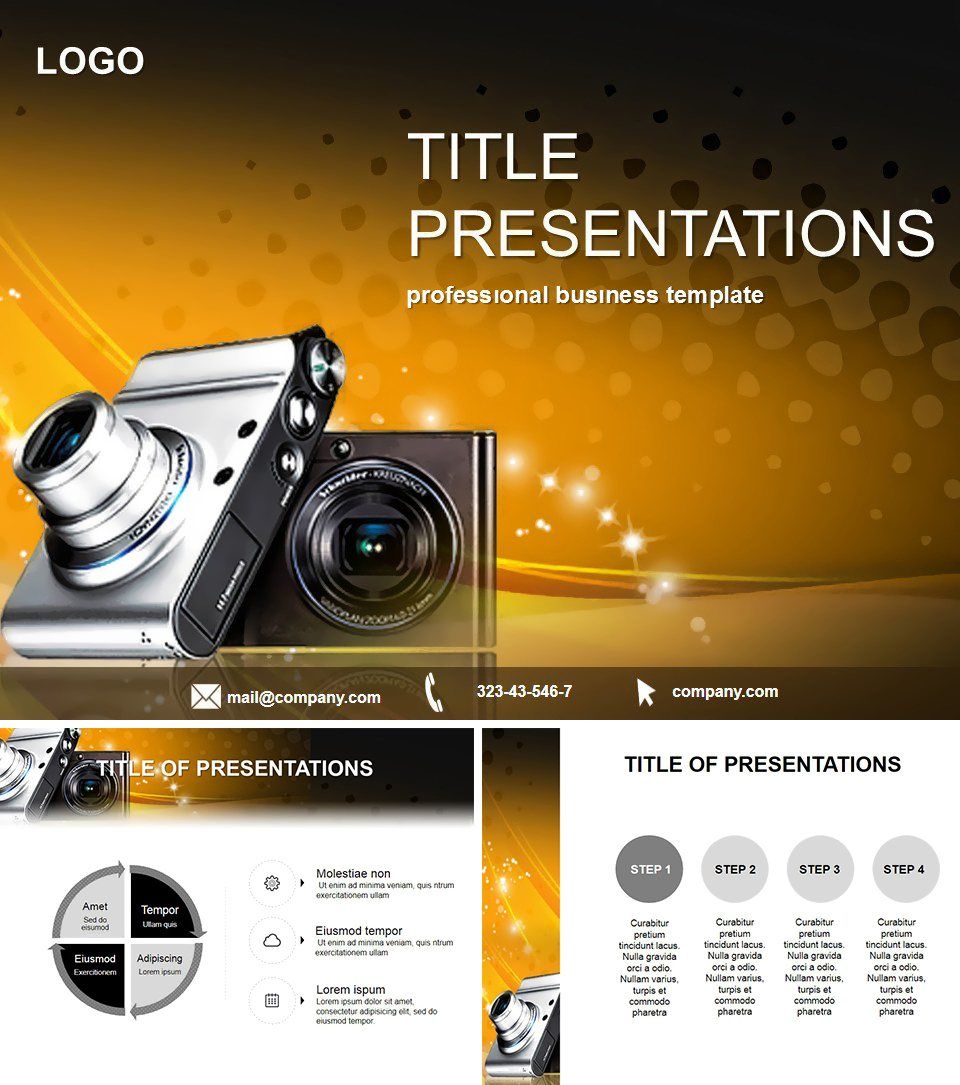 Digital Camera PowerPoint Presentation Template