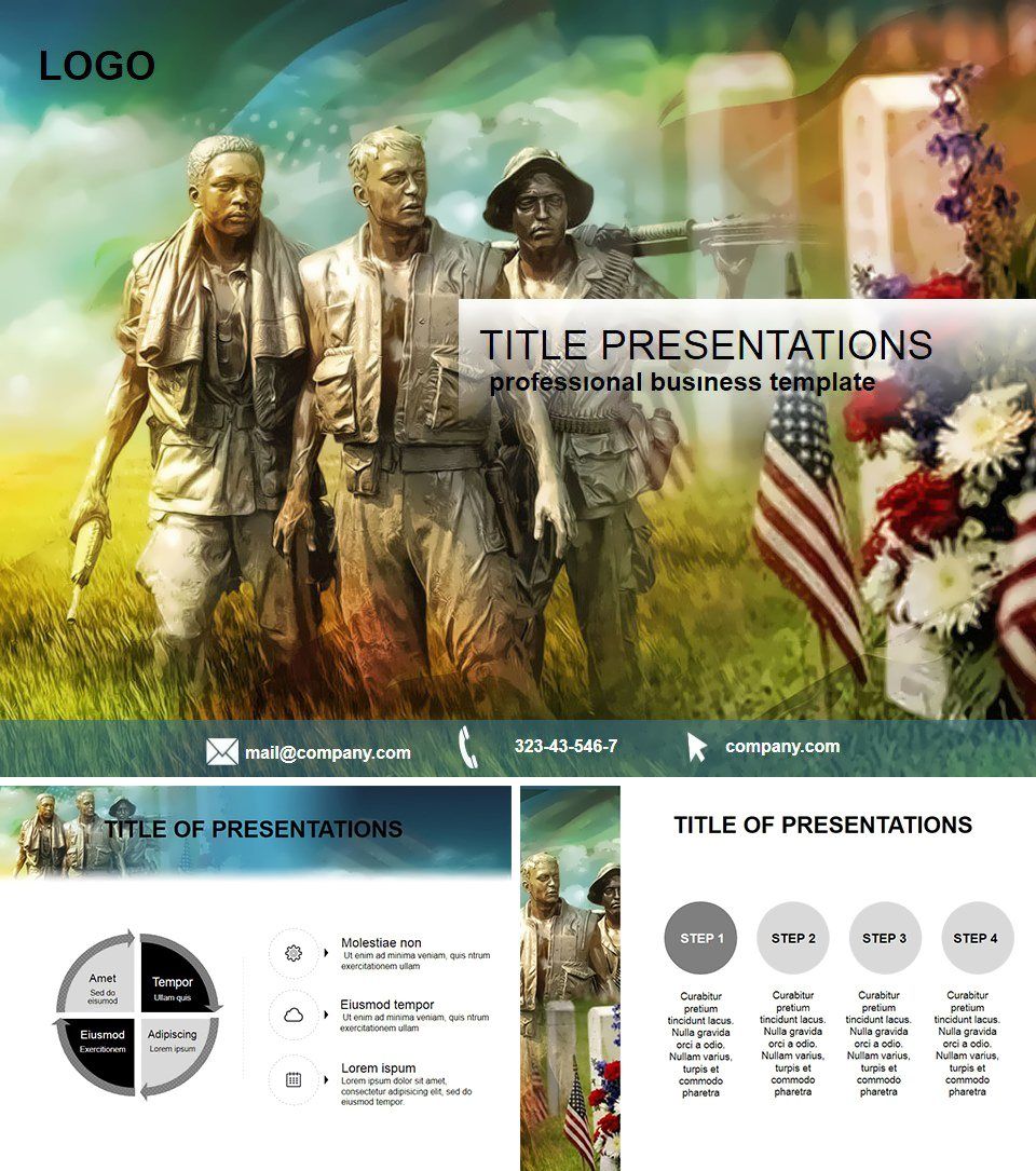 Memorial Day Honors PowerPoint Template