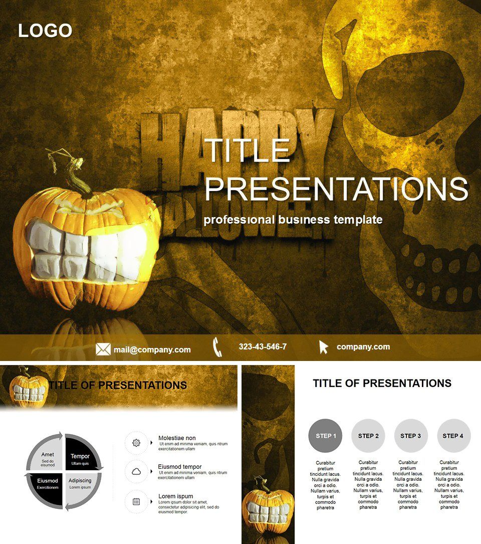 Happy Halloween PowerPoint templates