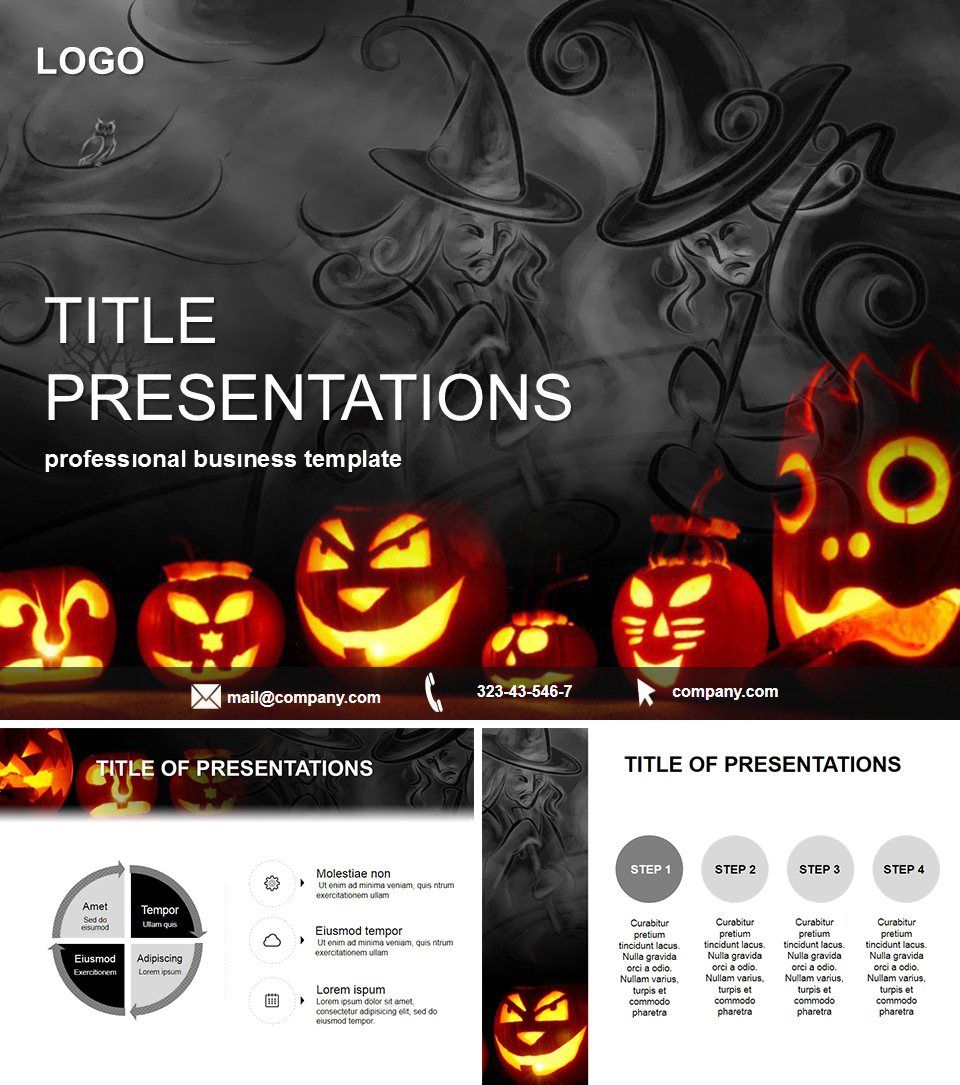 The Witches Conjure PowerPoint templates