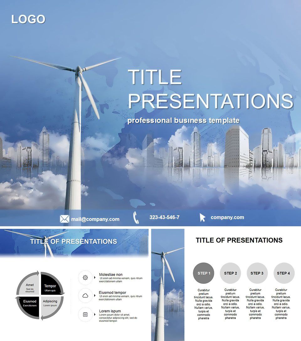 Windmill PowerPoint Template