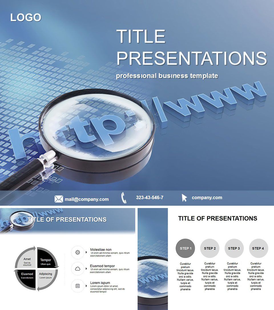 Search Engines PowerPoint template