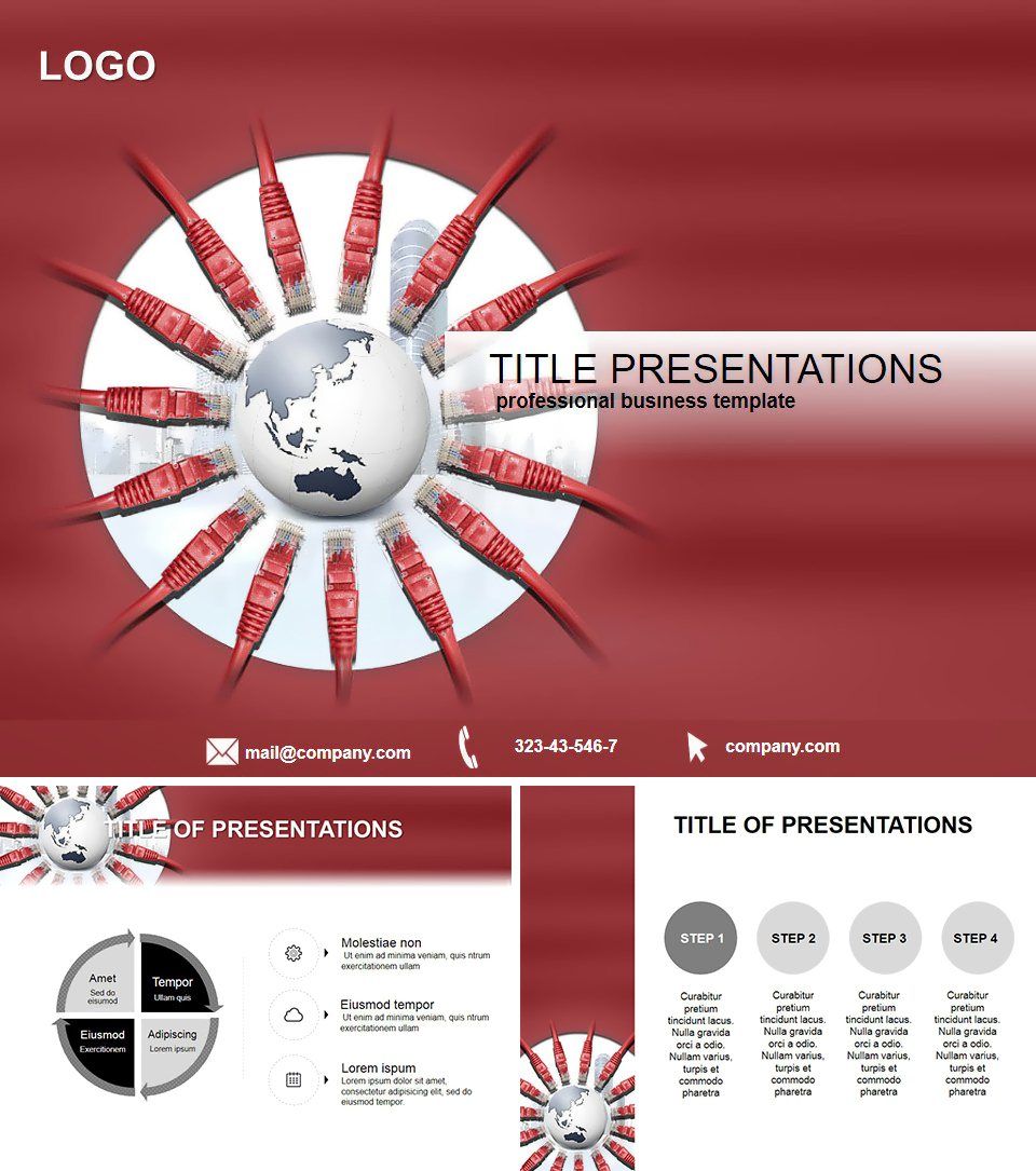 Cable Networks PowerPoint Template
