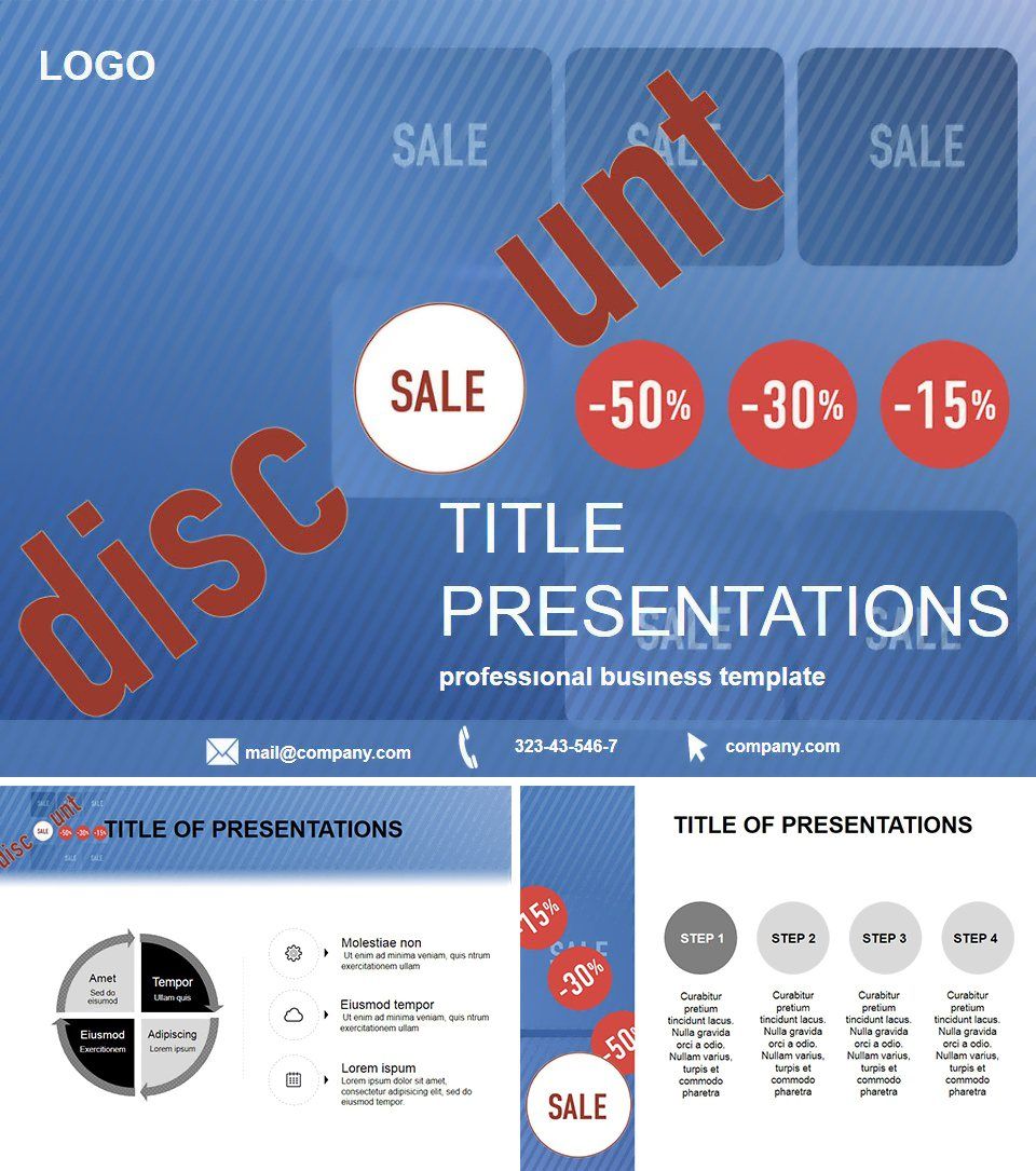 Discount Voucher PowerPoint Template