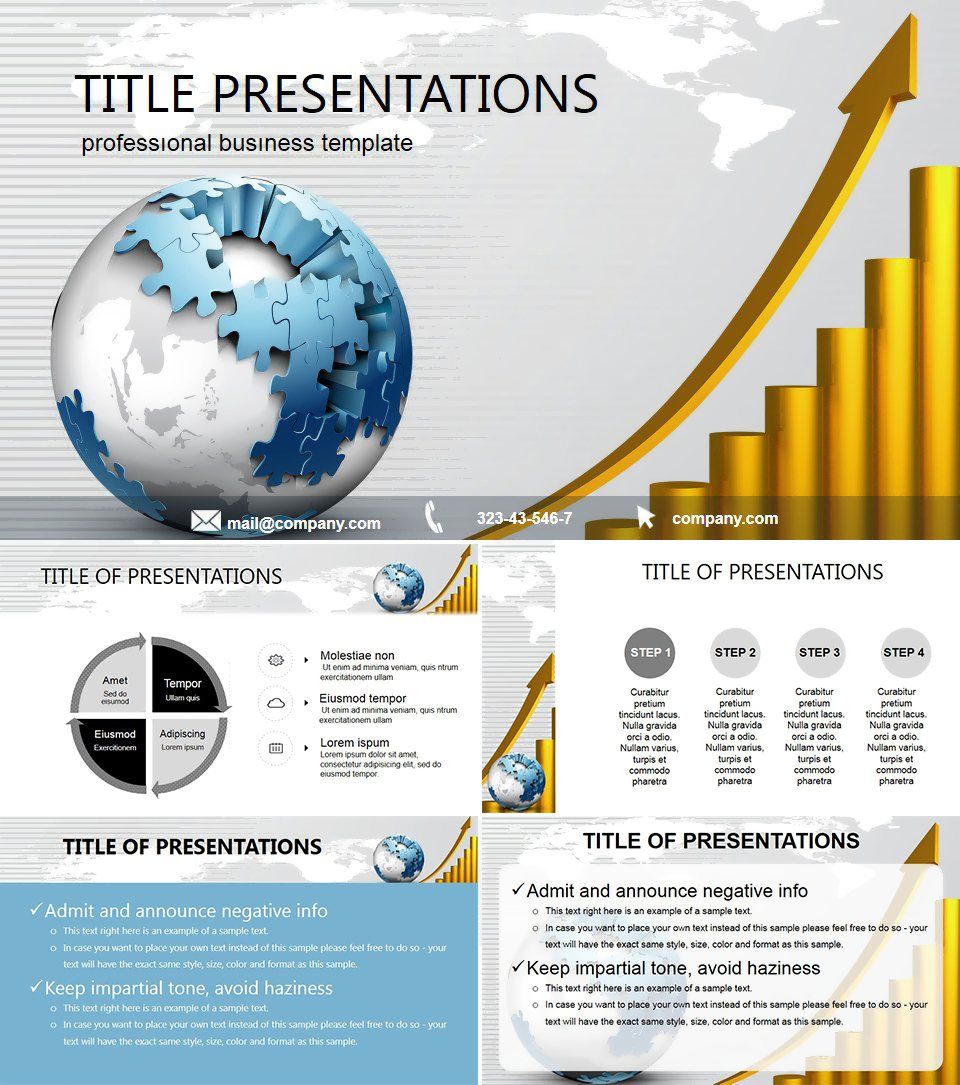 Year Increase PowerPoint Templates, Free PPTX