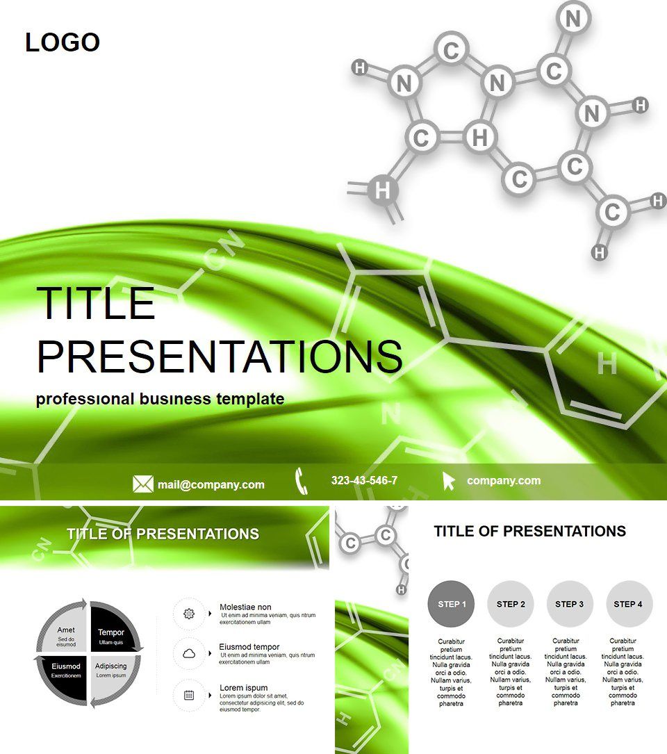 Molecular Structure Insights PowerPoint Template