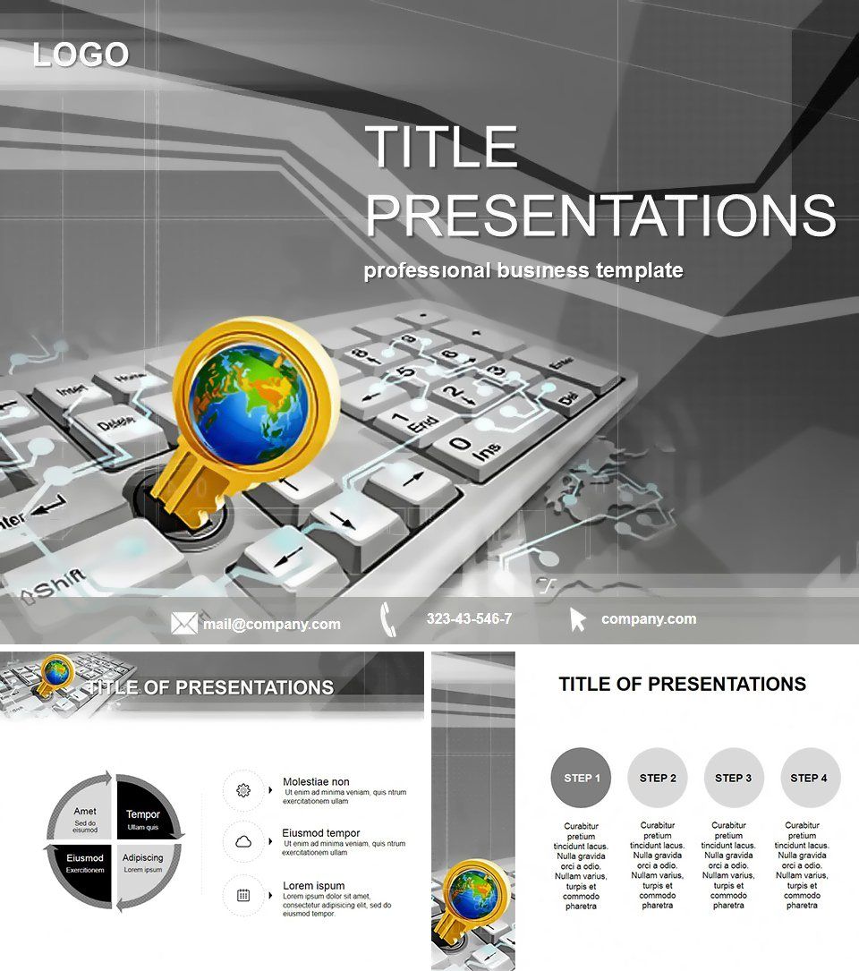 Computer Lessons PowerPoint Template