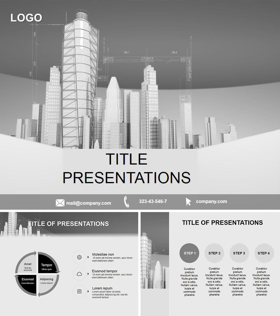 Skyscraper Construction Architecture PPT
