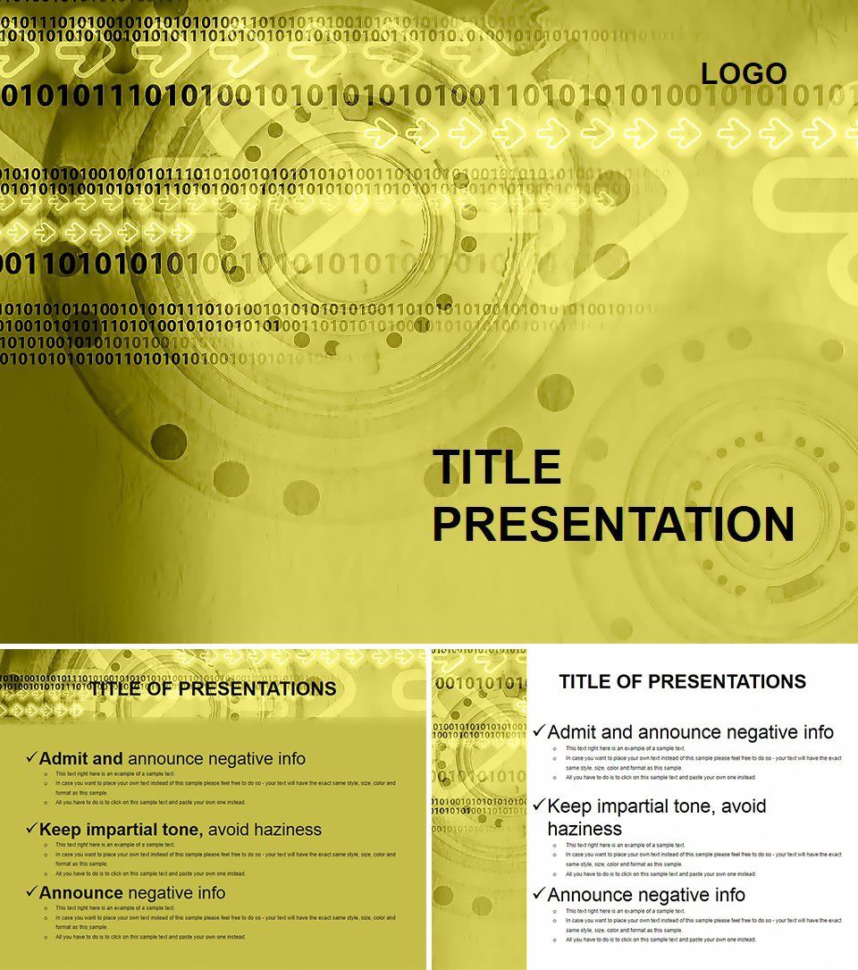 Green Lace PowerPoint Templates