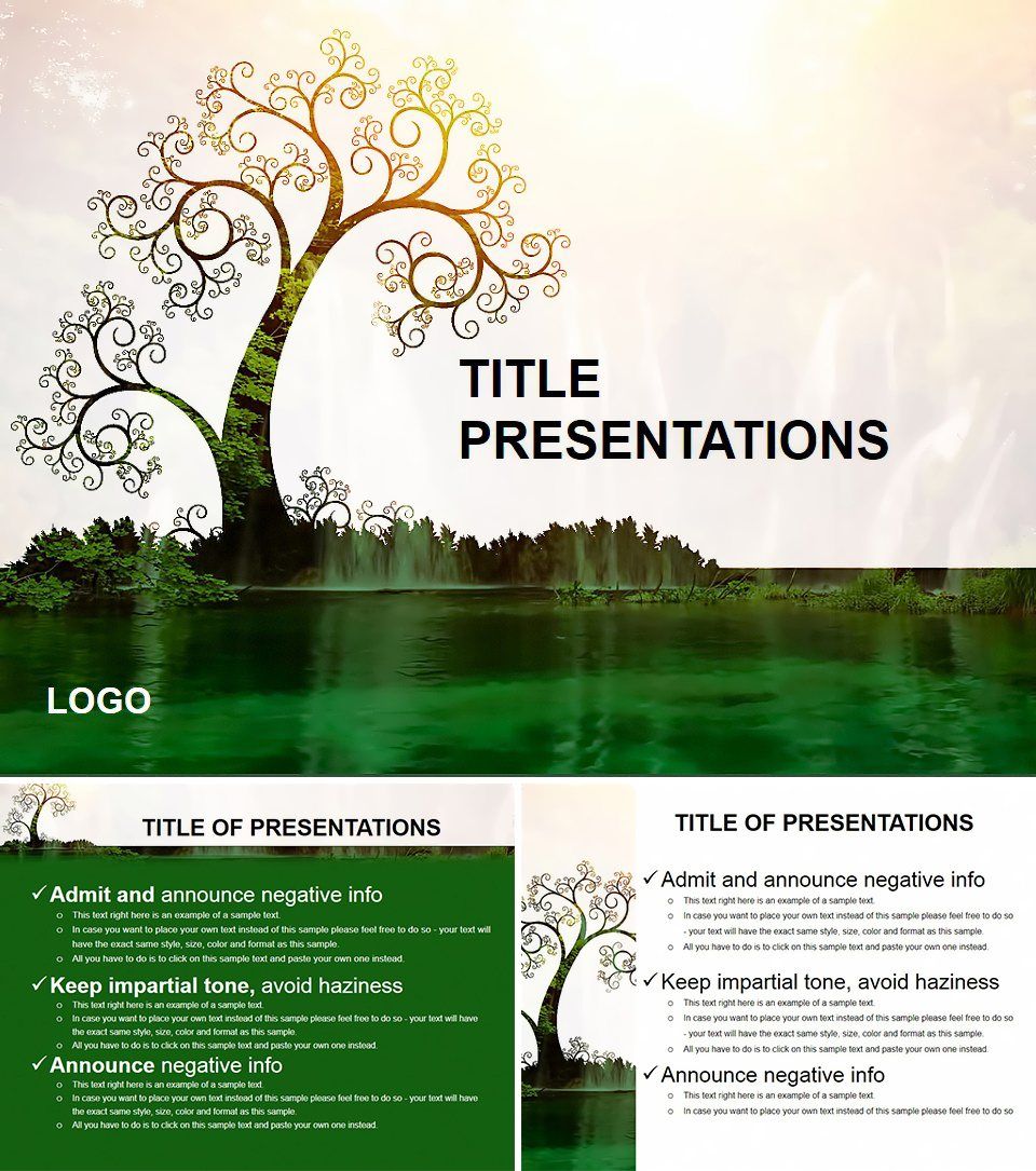 Tree of Life PowerPoint Template - Creative Mind Maps