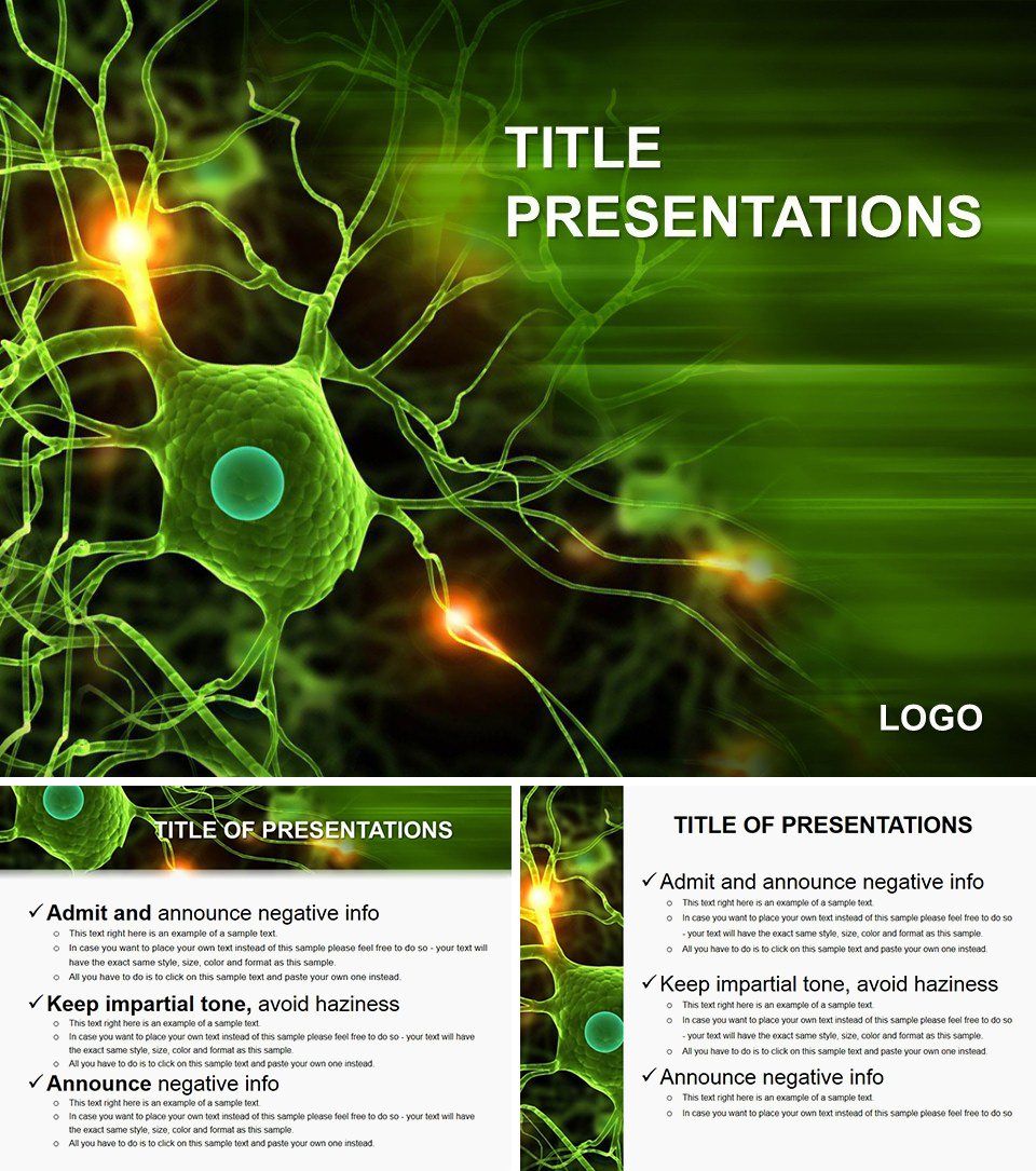 Nerve Connection Powerpoint Templates