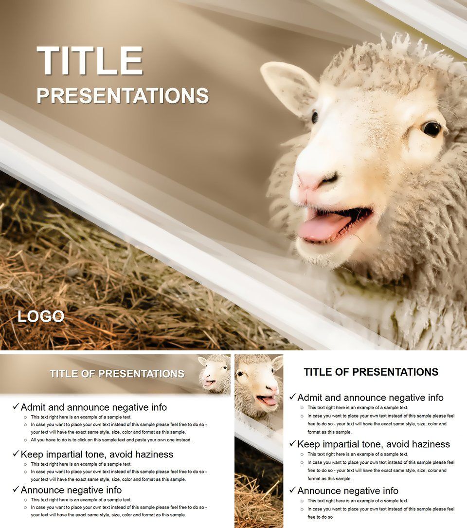 Sheep Breeding PowerPoint Templates