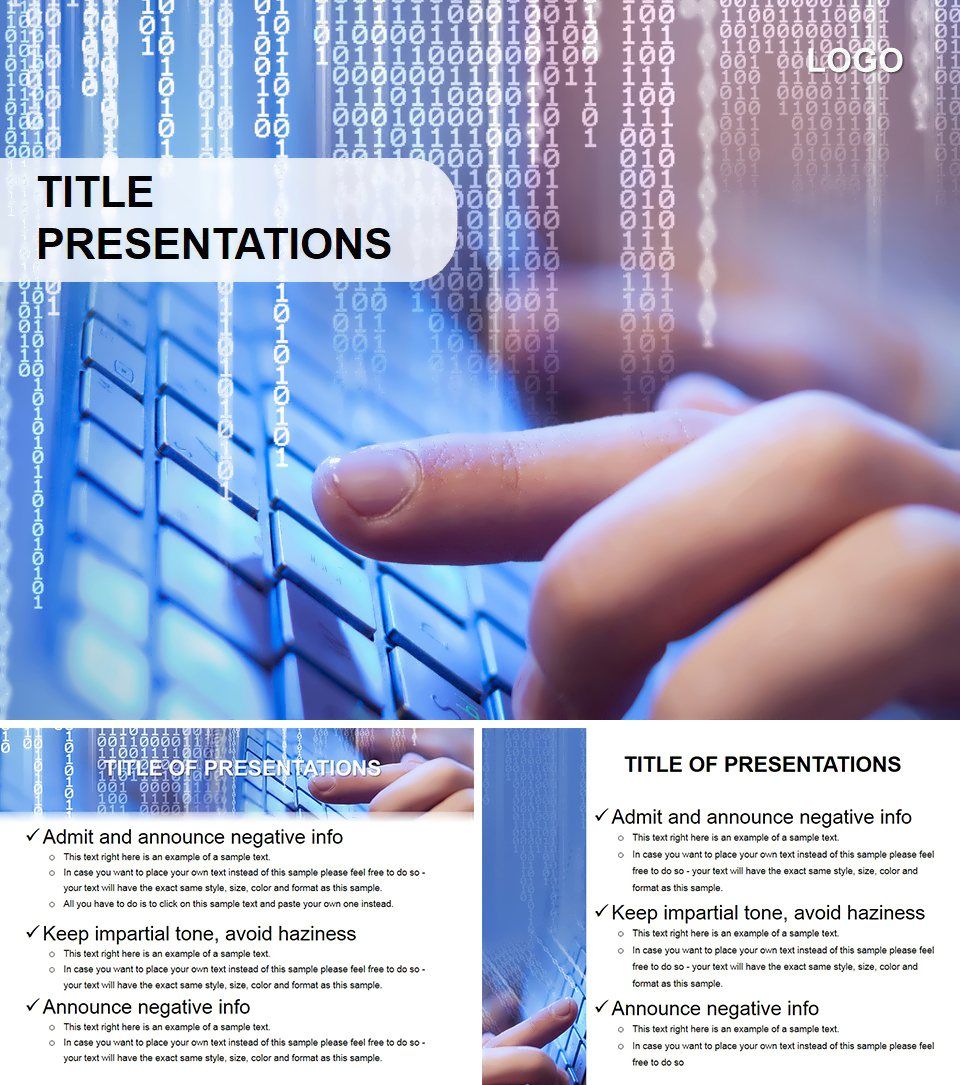 Print Keyboard PowerPoint Templates