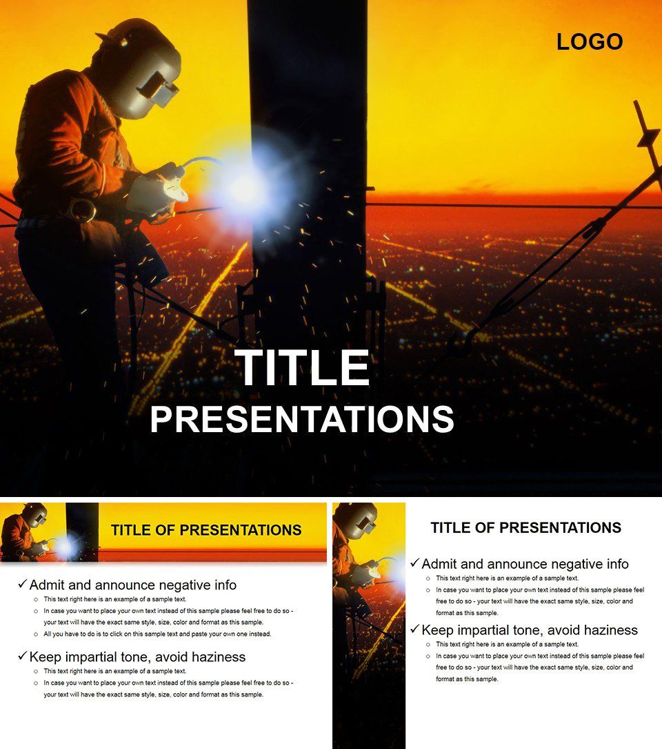 Welding of High-rise PowerPoint Templates
