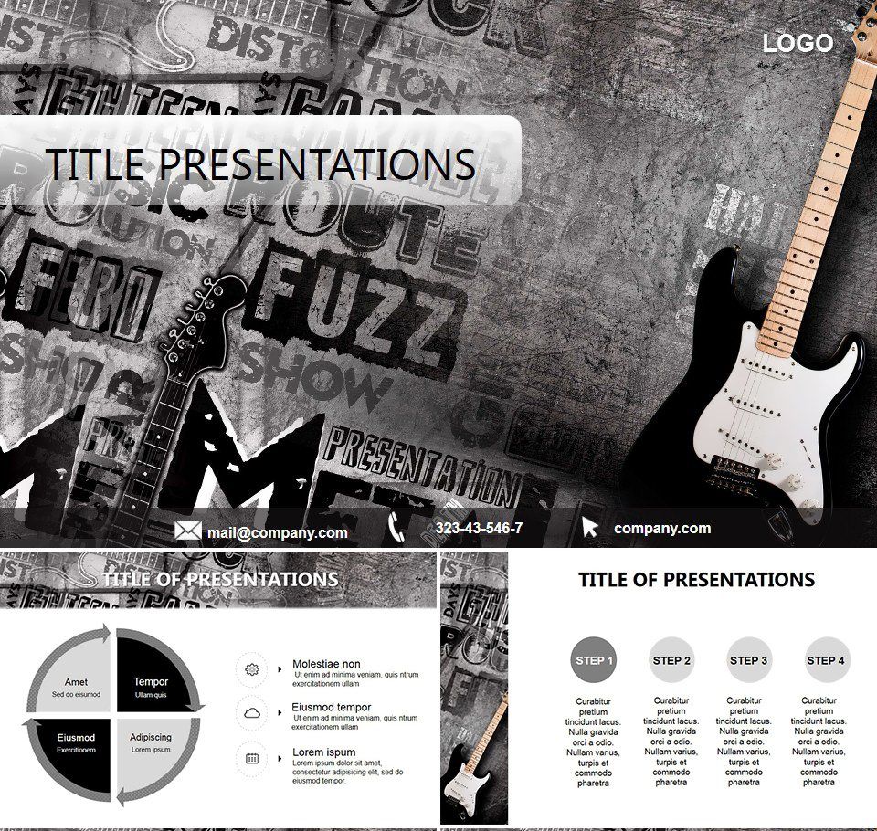 Rock Music PowerPoint Templates