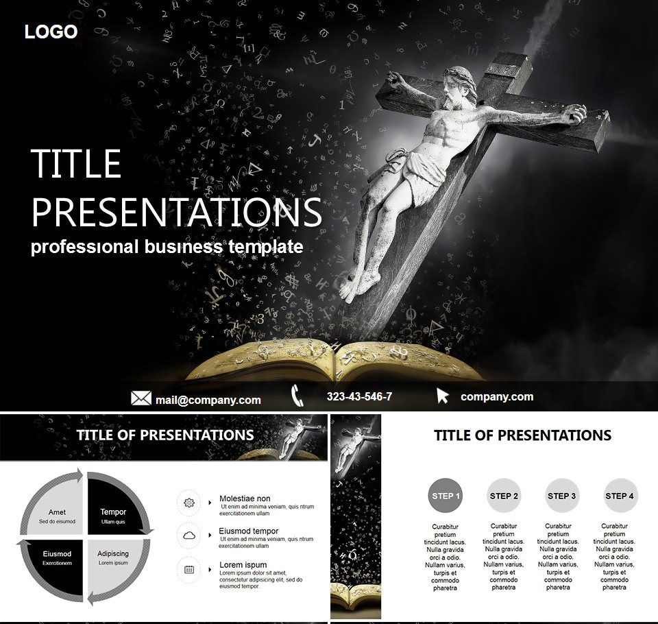 Gospel and Word of God PowerPoint templates
