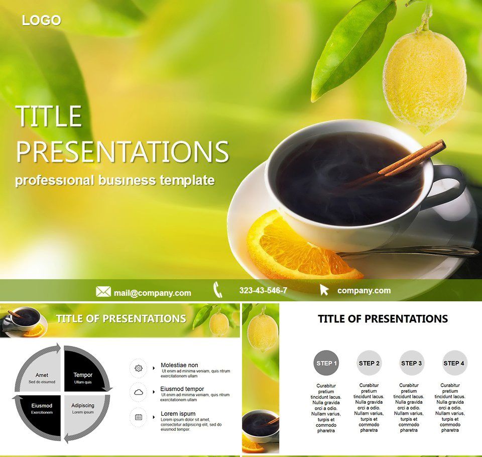 Hot Beverages PowerPoint Template: Brew Insights