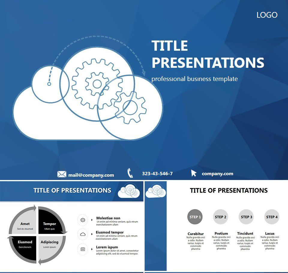 Cloud Networks PowerPoint Template: 28 Slides