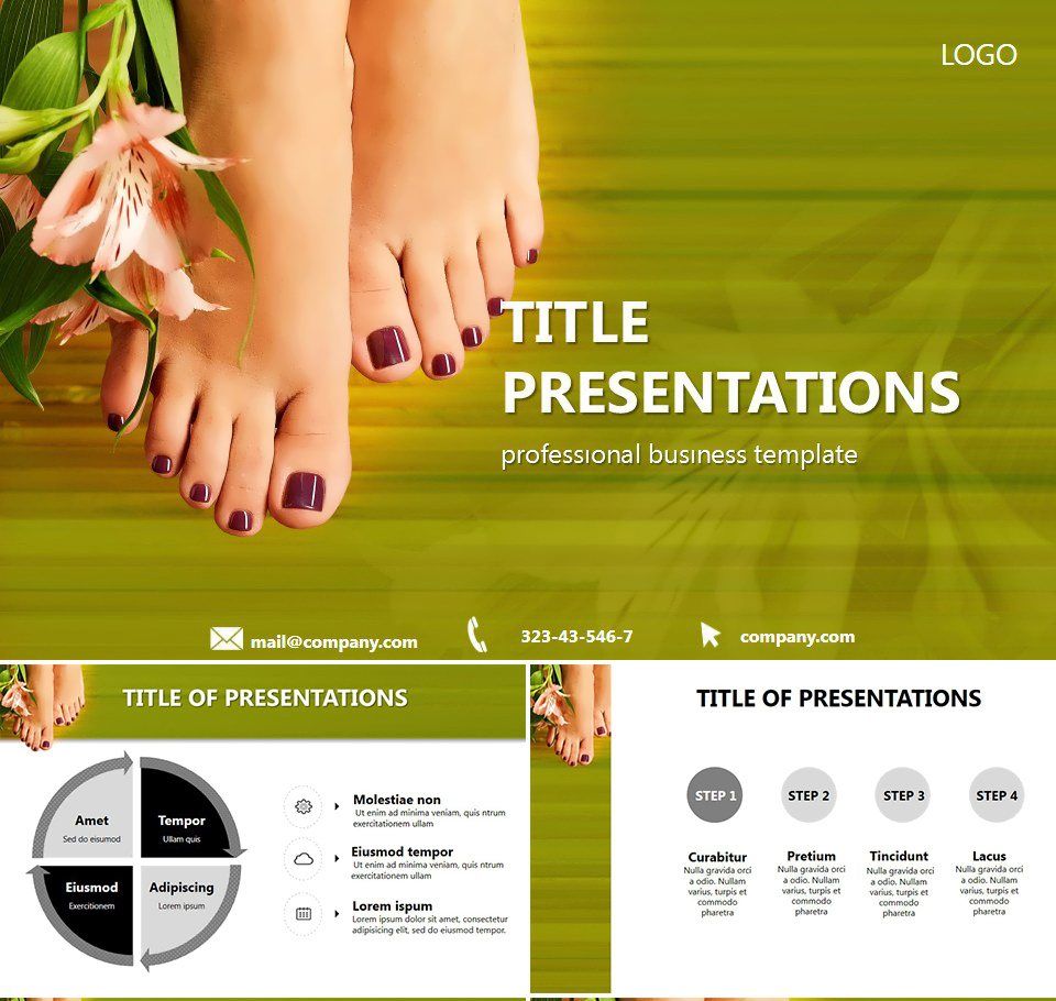 Foot Treatment PowerPoint templates