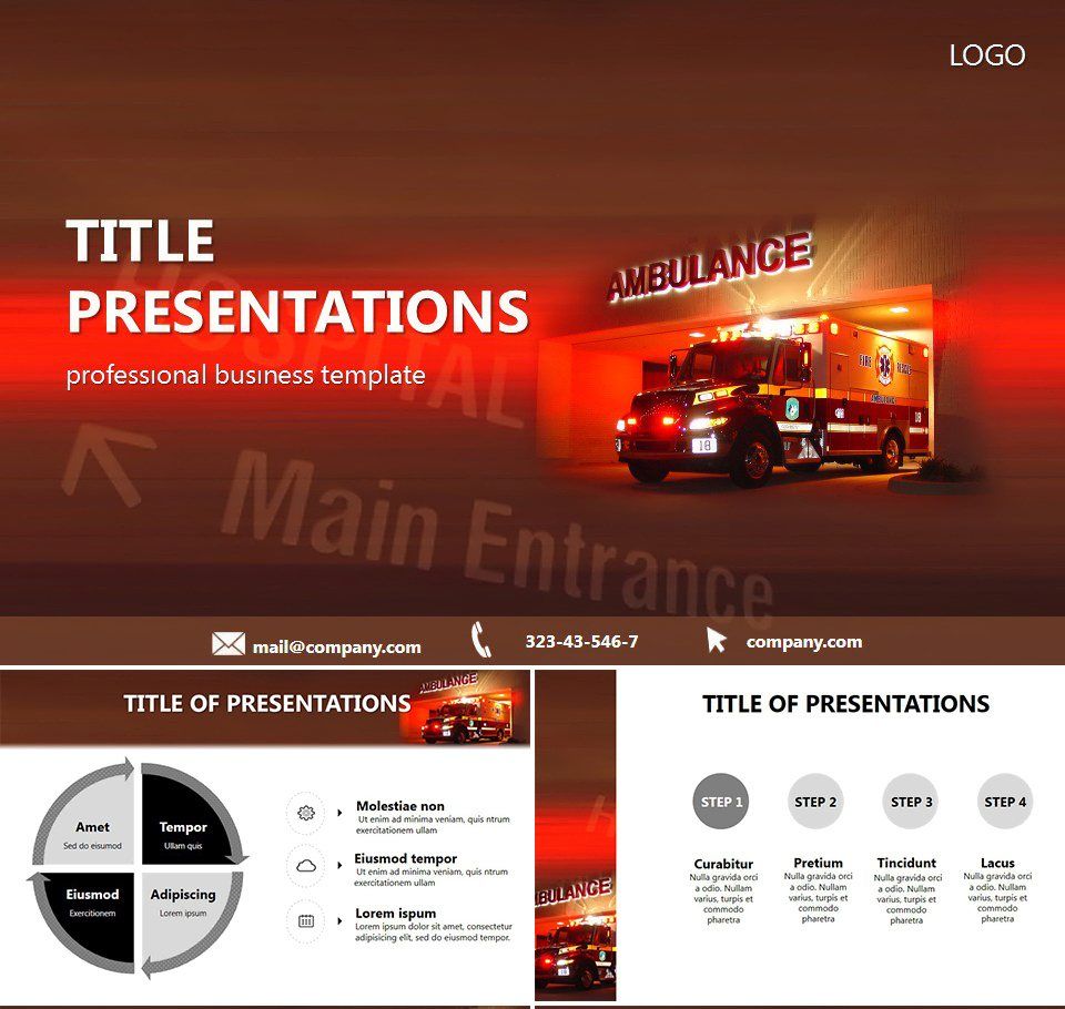 Hospital Emergency PowerPoint templates