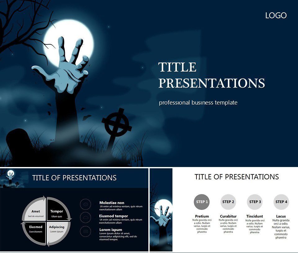 Happy Holiday Halloween PowerPoint Template - Download