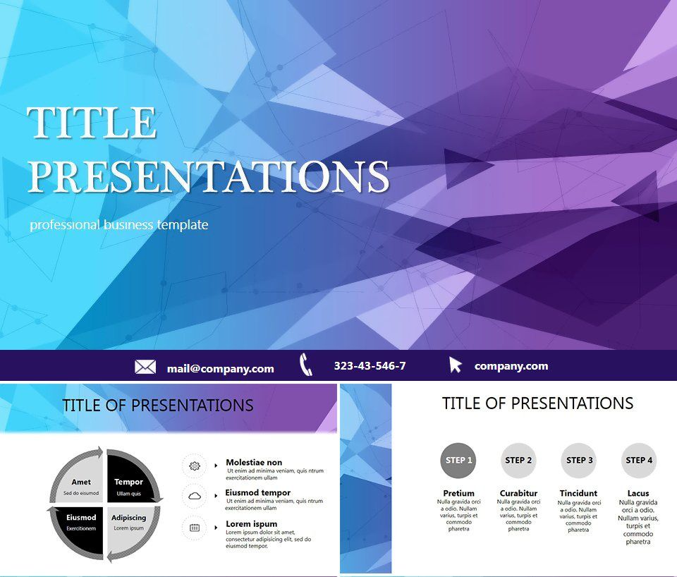 Abstract Terminal PowerPoint Template: Presentation