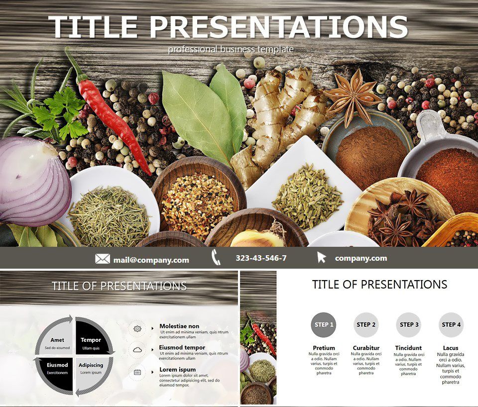 Spice PowerPoint Template | Professional Presentation Themes