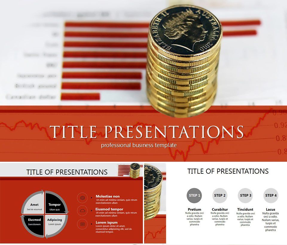 Course of Pound Sterling PowerPoint templates