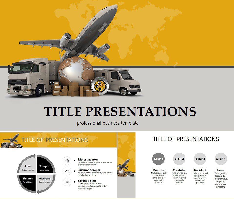 Cargo PowerPoint presentation template