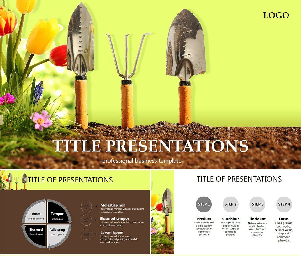 Garden Tools PowerPoint Presentation Pack