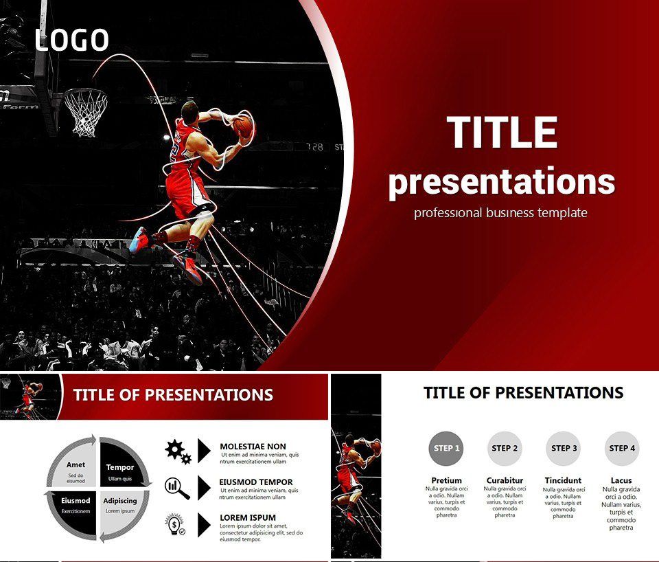 Game Unusual basketball PowerPoint templates