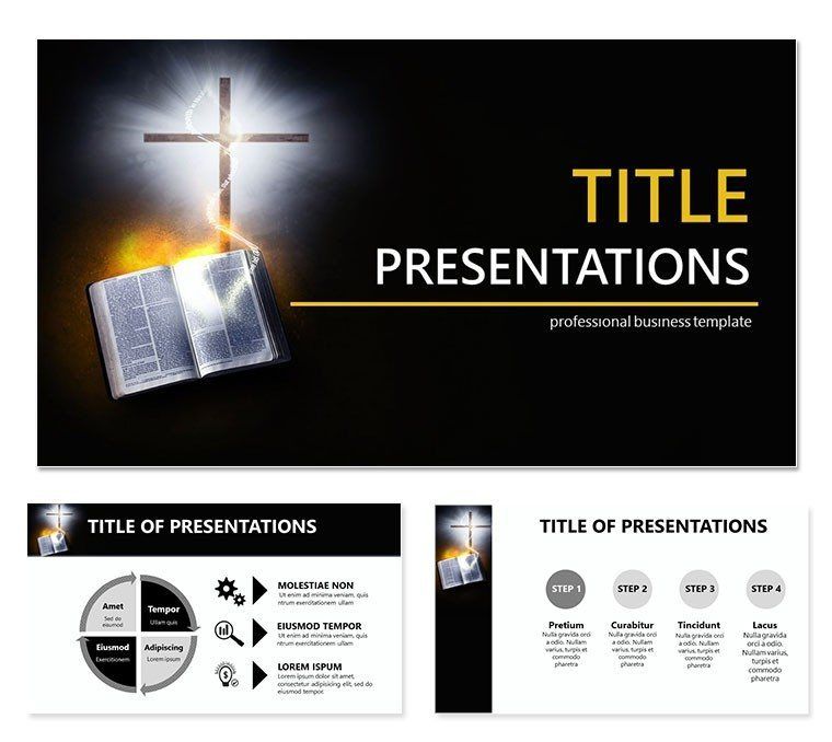 Gospel and cross PowerPoint templates | ImagineLayout.com