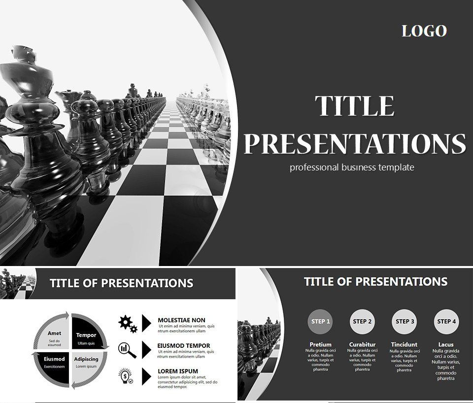 Chess Tactics PowerPoint Template: Presentation