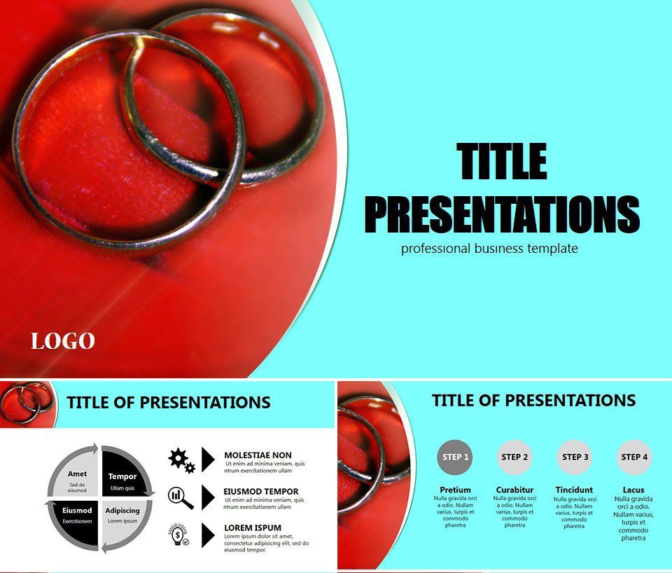 Engagement Rings presentation PowerPoint templates