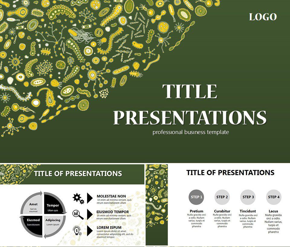 Microbiology and Infectious Diseases PowerPoint Template for Presentations