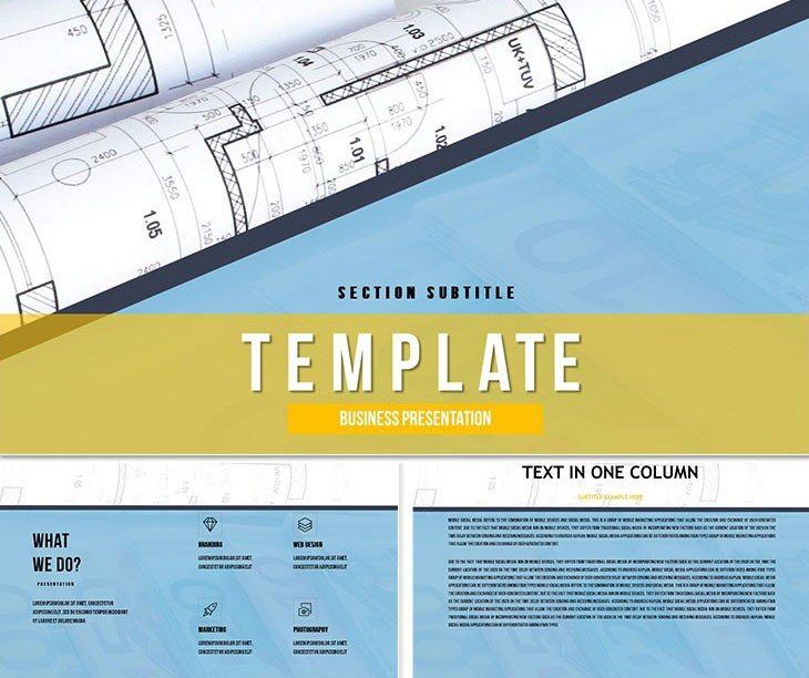 Architectural project PowerPoint Presentation Template