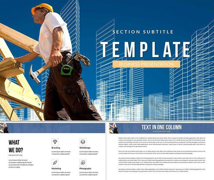 Profession builder PowerPoint Presentation Templates