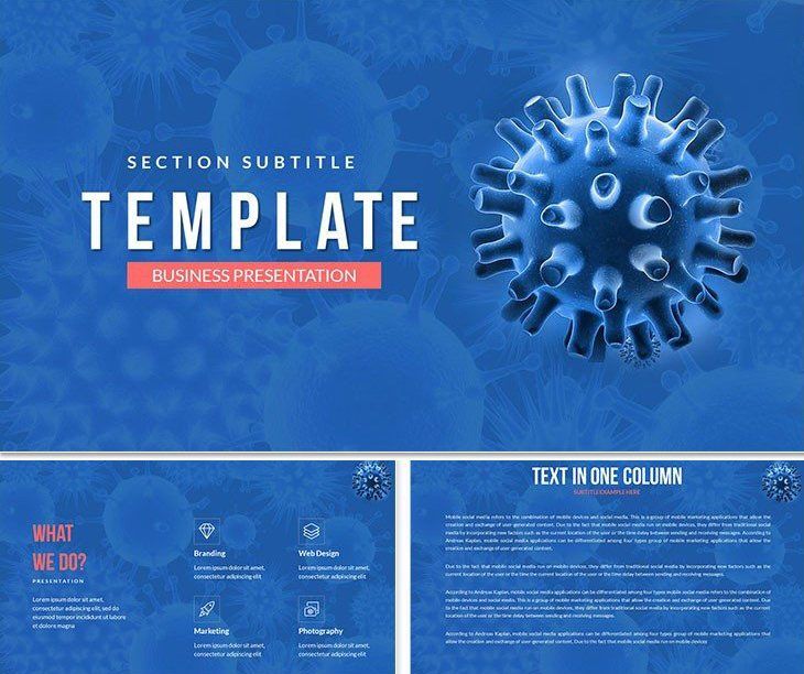 Bacteria and Virus Protection PowerPoint Template | Download Now