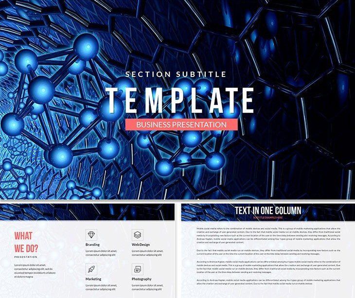 Molecules Chemistry PowerPoint template Presentation