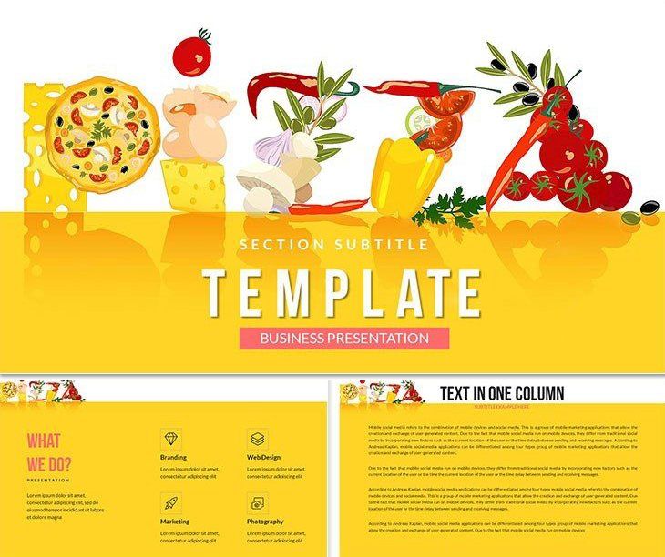 Pizza PowerPoint Template: Presentation