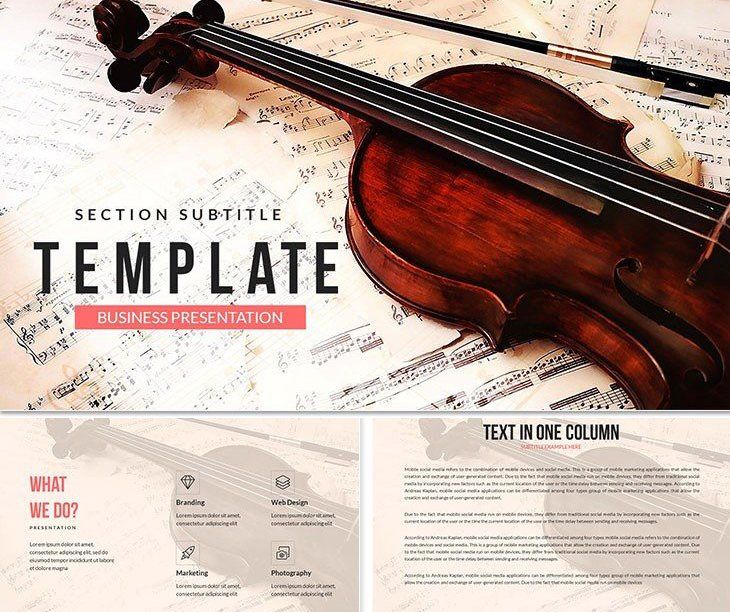 Music Lessons PowerPoint templates