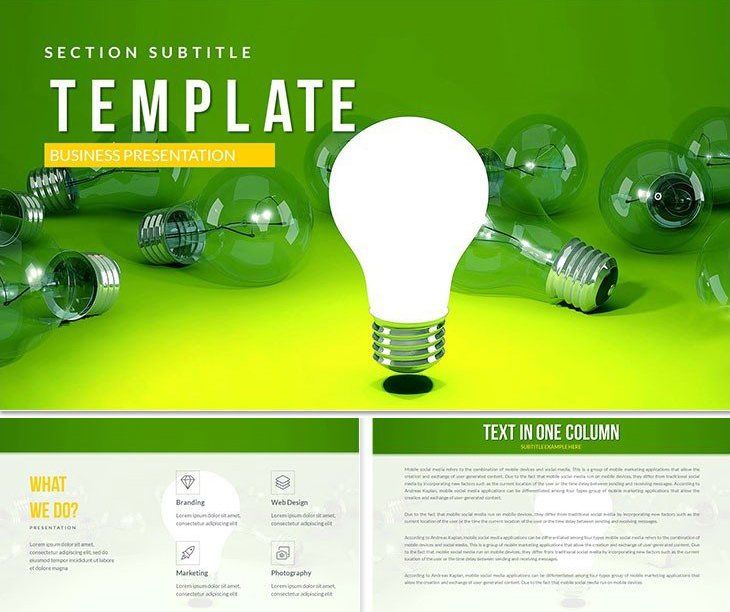 Energy Conservation PowerPoint templates